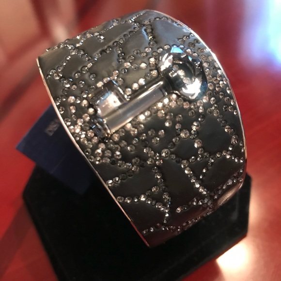 Swarovski | Jewelry | Swarovski Yoko Ono Signed Key Cuff Bracelet With ...